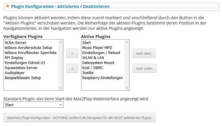 Max2Play: Plug-ins für neue Funktionen per Mausklick | reichelt.de|Max2Play: Plug-ins für neue ...