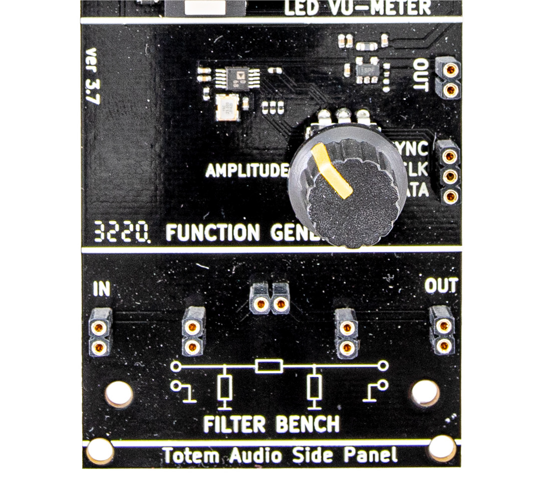 Der AD9833 Funktionsgenerator im Versuchsaufbau mit dem Totem MiniLab ...