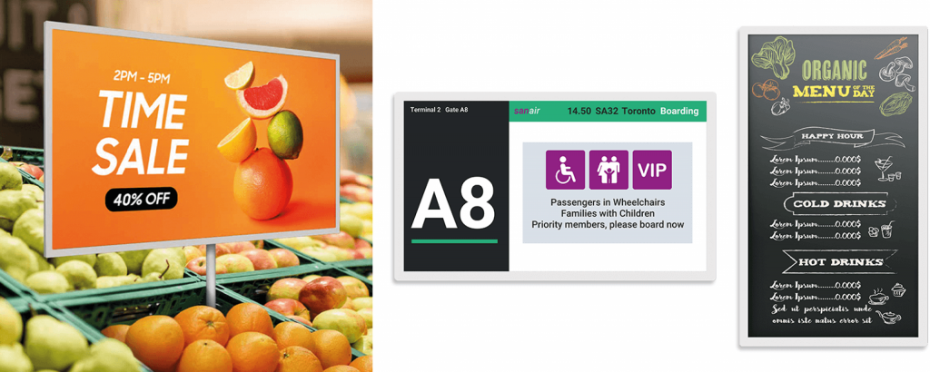 ePaper-Displays – nachhaltige Digital-Signage-Lösungen
